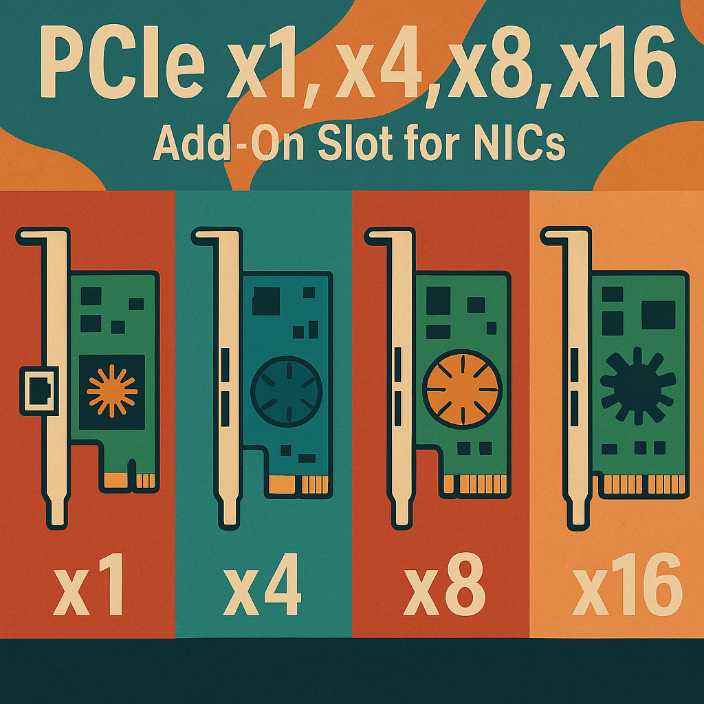 PCIe x1, x4, x8, x16 – Slot Types for Add-On NICs – Bitcoin Versus